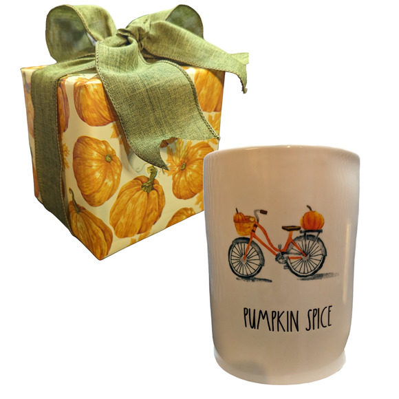 Rae Dunn | Accents | Rae Dunn Vhtf Pumpkin Spice Bike Candle Gift ...